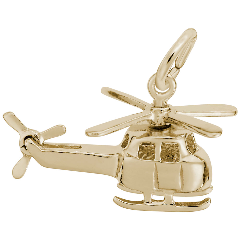 Precious Charms: Small Helicopter Charm