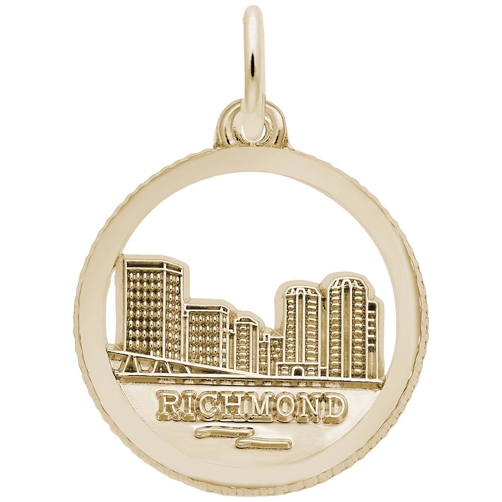 Precious Charms: Richmond Skyline Disc Charm