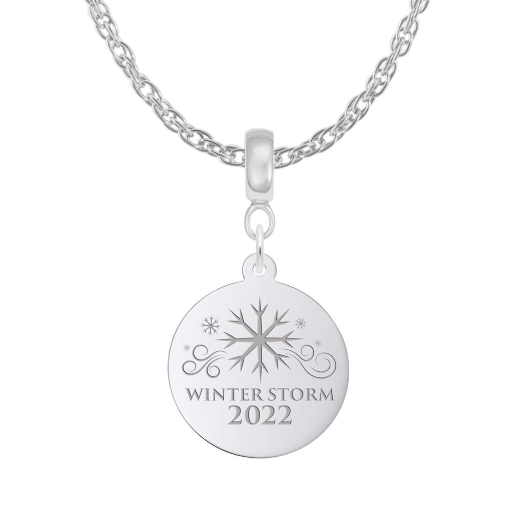 Precious Charms: Winter Storm 2022 Charmdrop Necklace