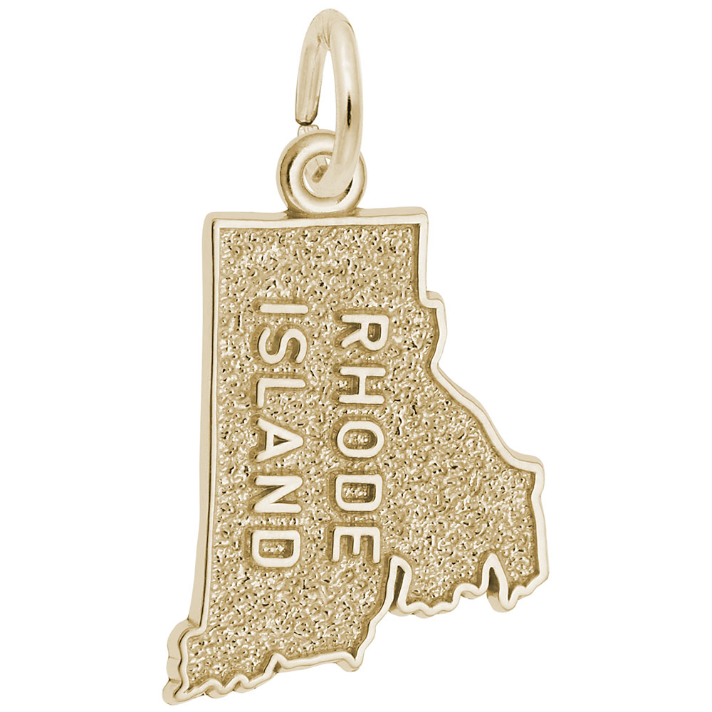 Precious Charms: Rhode Island Map Charm