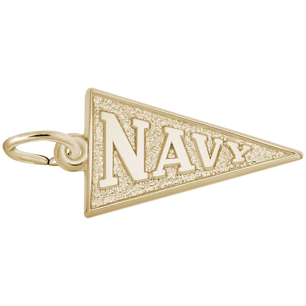 Precious Charms: Navy Pennant Flag Charm
