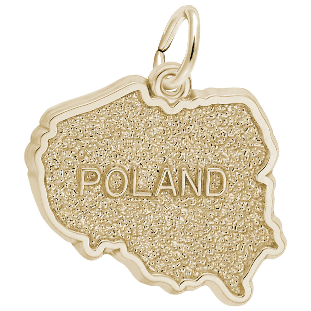 Precious Charms: Poland Map Charm