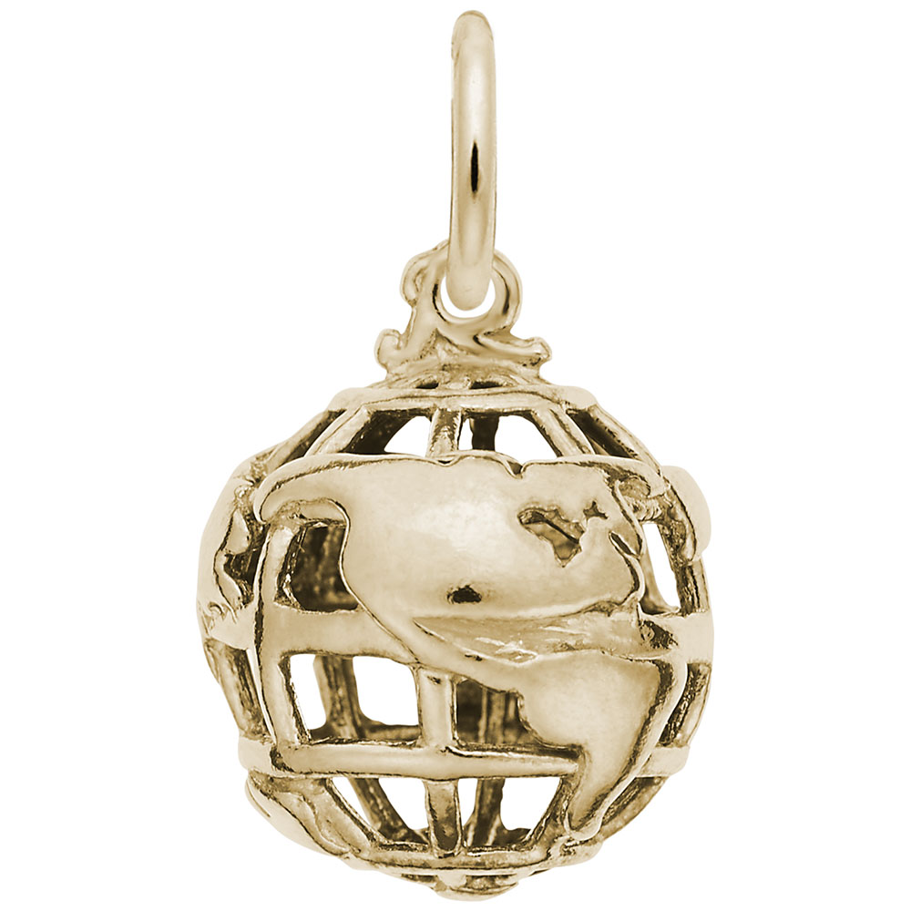 Precious Charms: World Globe Charm