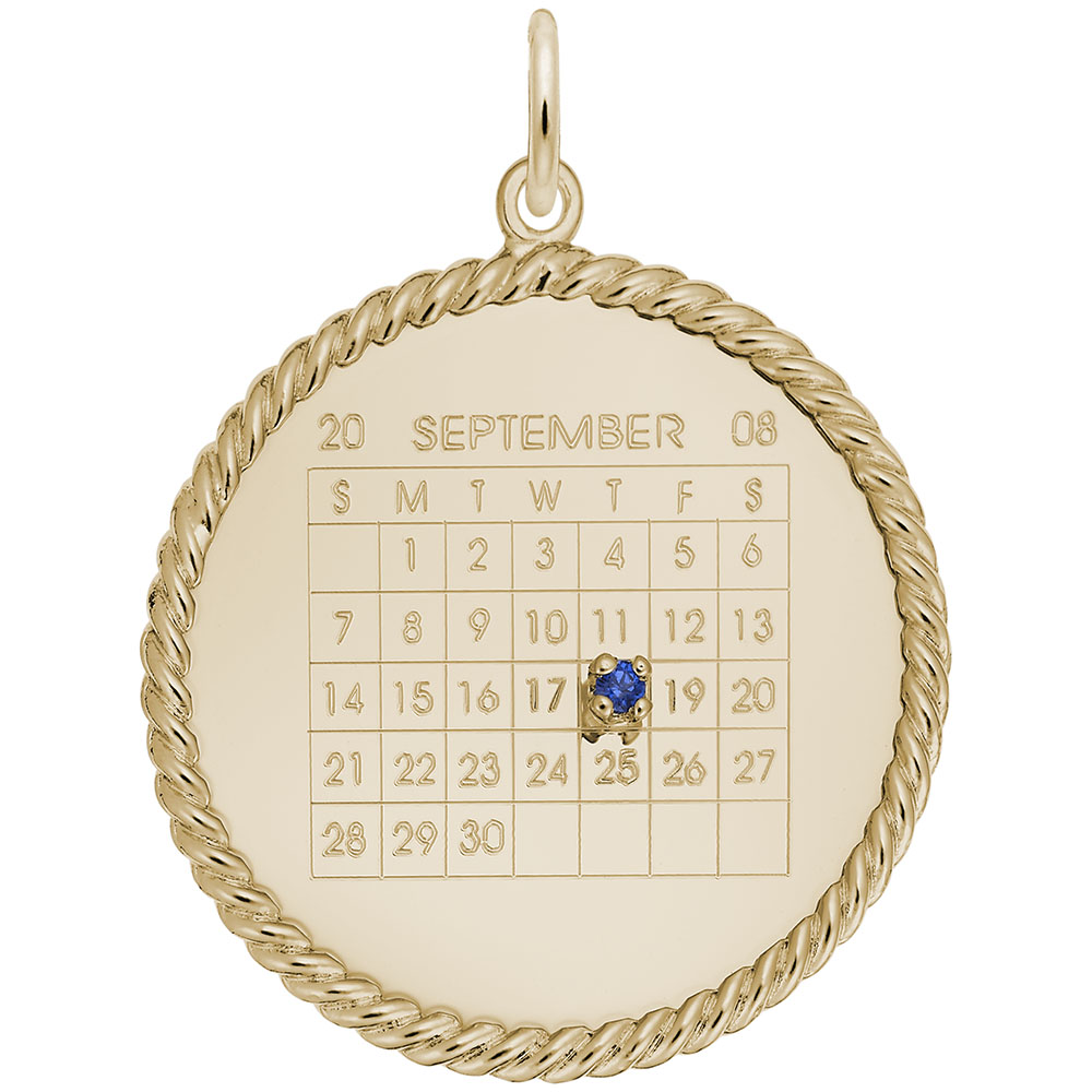 Precious Charms: Calendar Rope Disc Charm