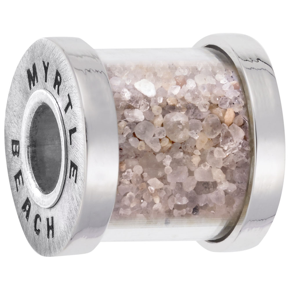 Precious Charms: Myrtle Beach Sand Capsule Bead
