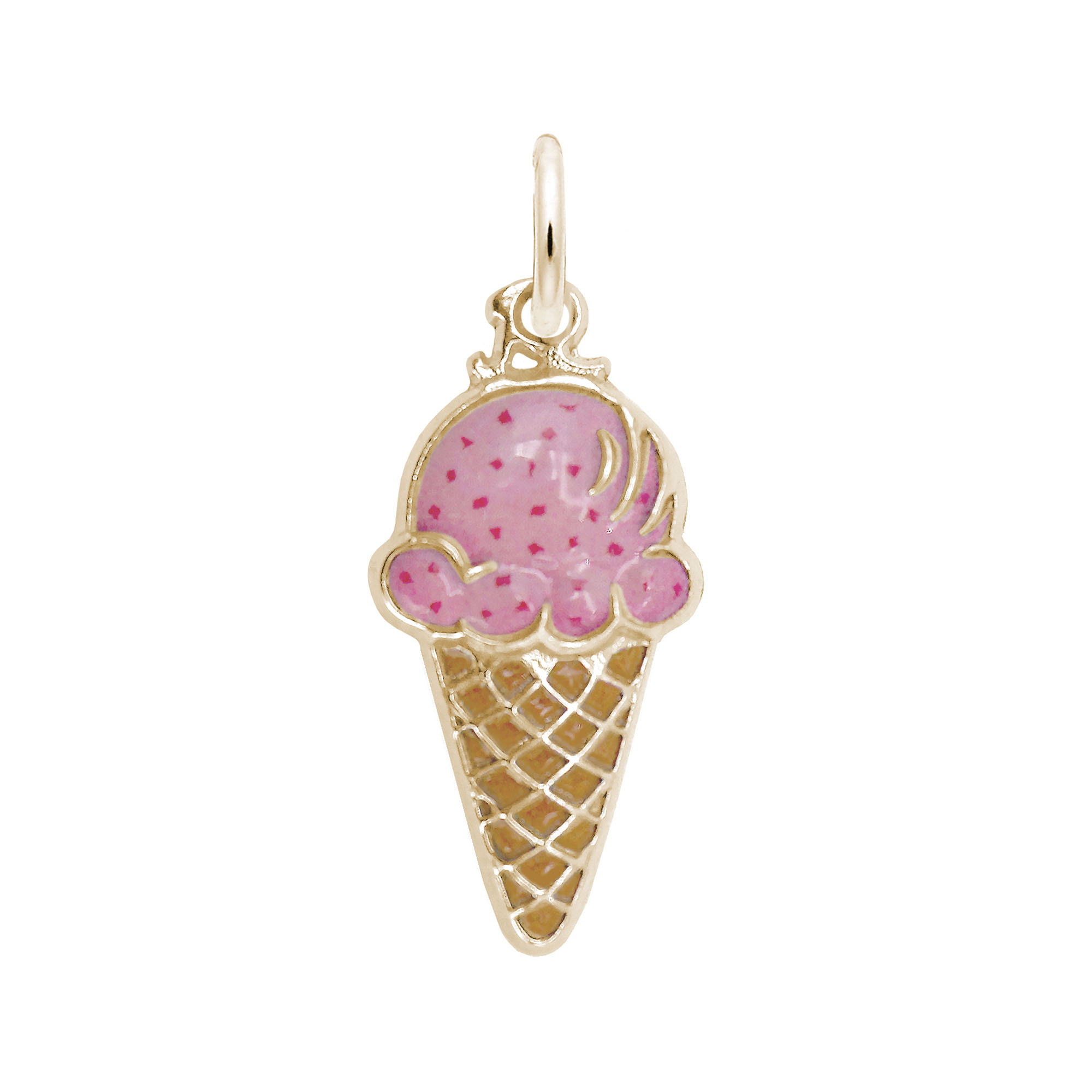Precious Charms: Painted Ice Cream Cone Charm